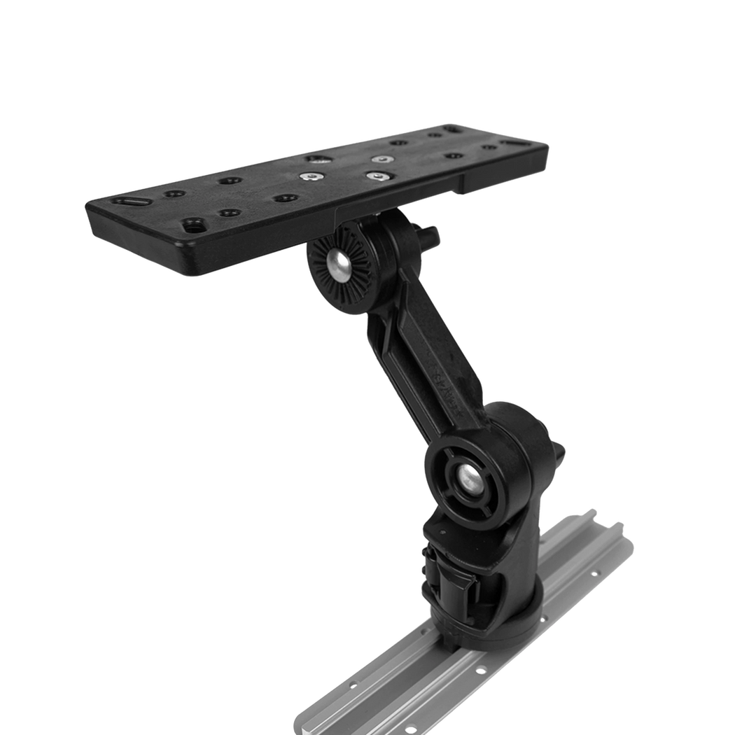 Rectangular Fish Finder Mount with Track Mounted LockNLoad™ Mounting S ...