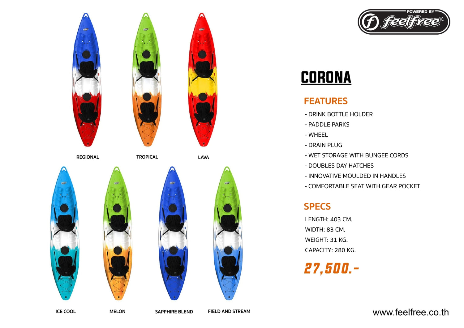 CORONA Kayak – FEELFREE THAILAND